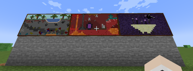 【1.19.x】絵画に飛び込んでディメンション移動Dimensional Paintings【マイクラMOD】 - まいぺーすマインクラフト