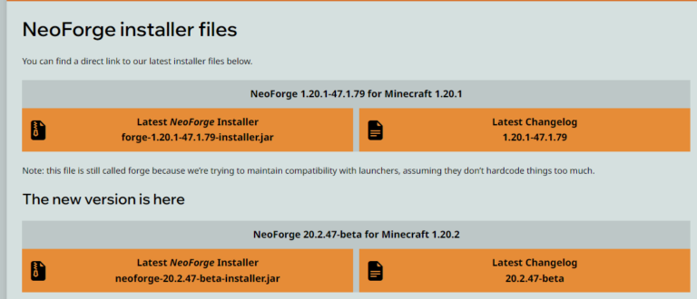 1.21以降の主流？ マインクラフト NeoForgeについて．インストール方法も - まいぺーすマインクラフト