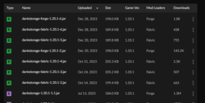 【1.20,1.19】持てるアイテムが増える！ Dank Storage【マイクラ MOD】 - まいぺーすマインクラフト