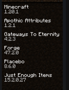 【1.20,1.19】大量の敵を倒して報酬を Gateways to Eternity【マイクラMOD】 - まいぺーすマインクラフト